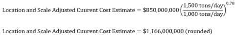Methods for Conceptual Capital Cost Estimation | evcValuation
